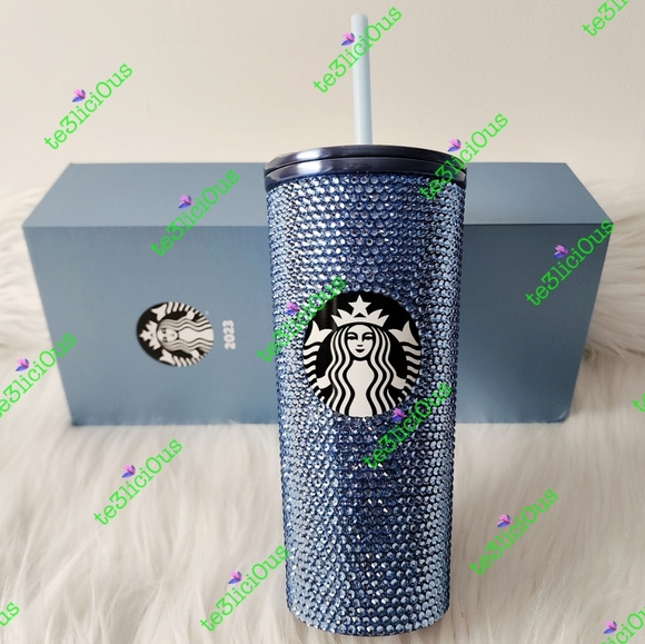 Starbucks | Dining | Starbucks Philippines Aquamarine Blue Rhinestone ...